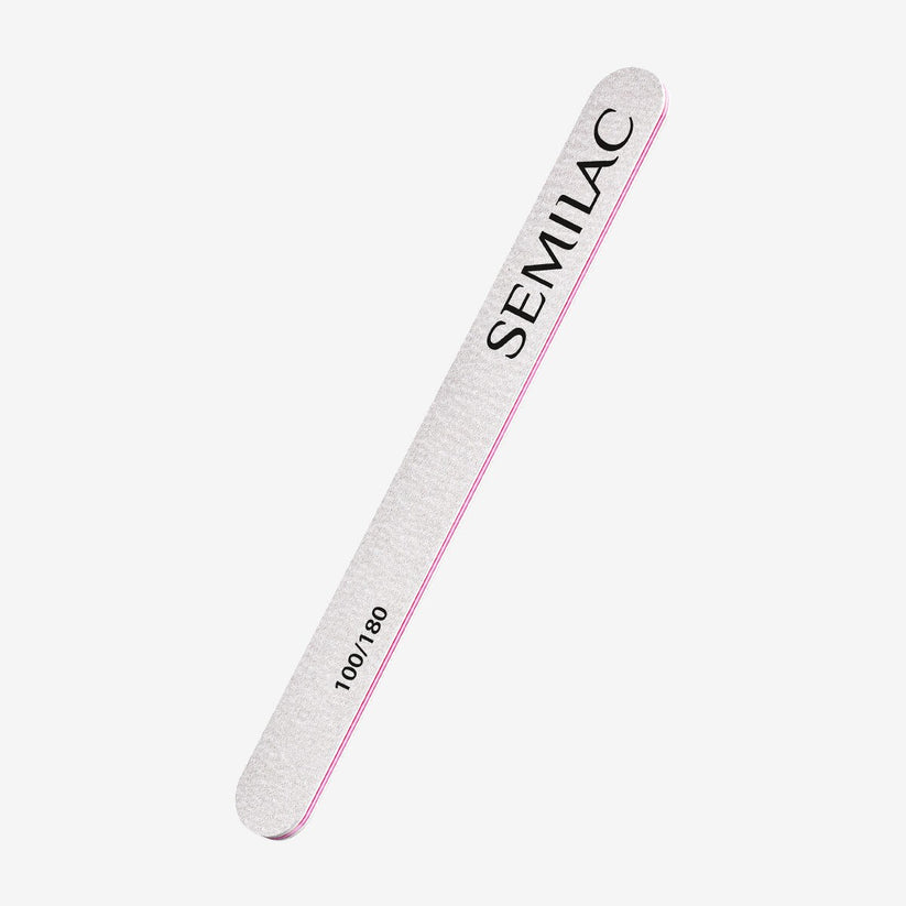 Semilac Nail File "STRAIGHT" 100/180 – SEMILAC USA